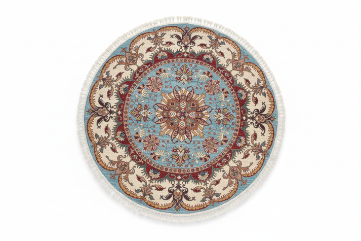 5x5 Handmade Rug | Square Oushak Turkish Carpet Natural Dye ...