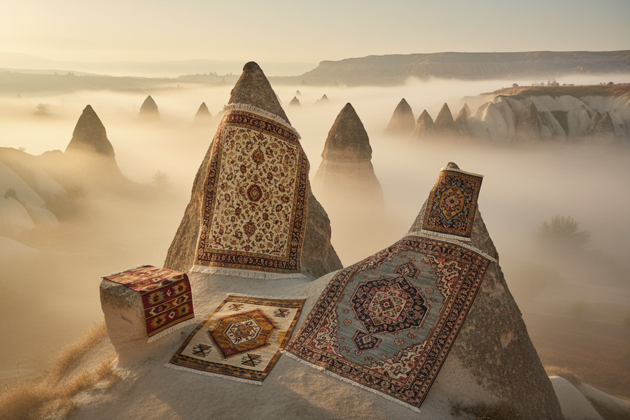 Free Shipping Handwoven Rugs | Cappadocia Rug Collection